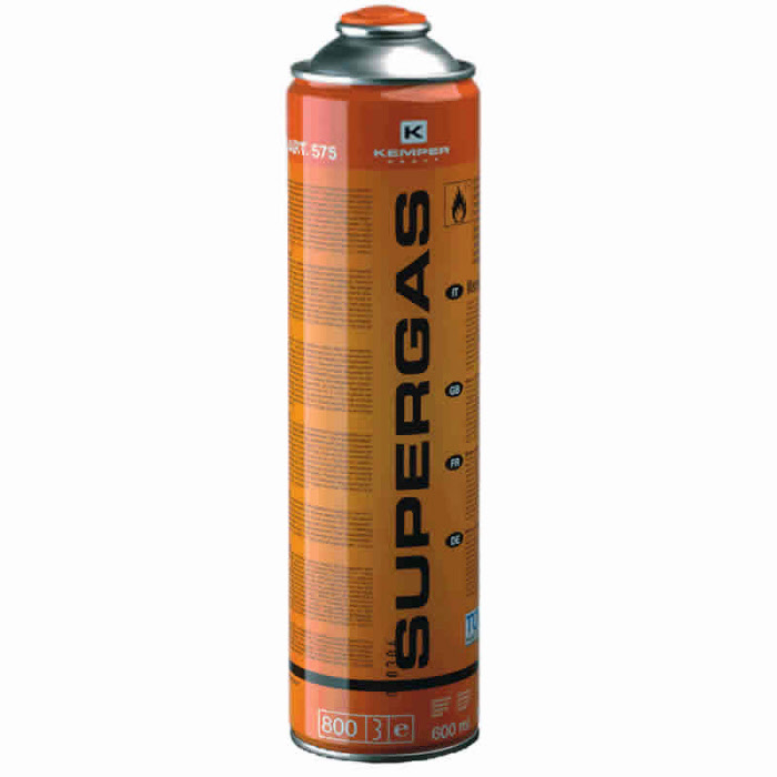 Supergas gaspatroon 600ml - 7/16"